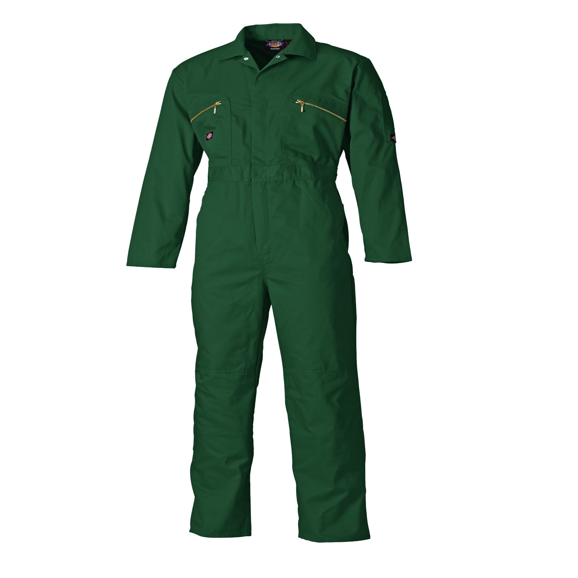 Dickies Redhawk Zip Front Coverall Site Clothing Green Tech